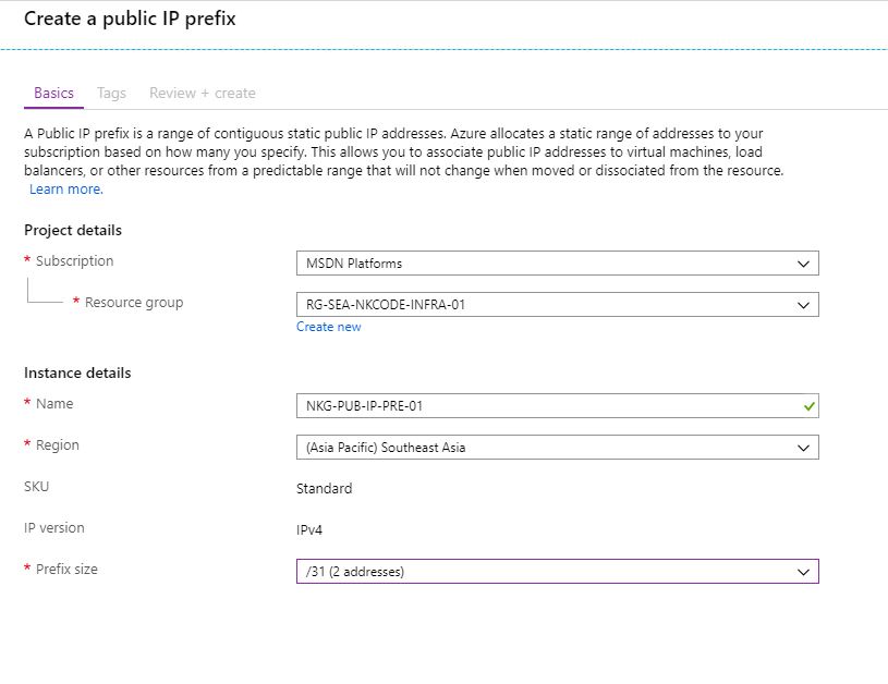 Azure Public IP Prefixes - Static IP Ranges | NKCODE TECH GEEK ZONE