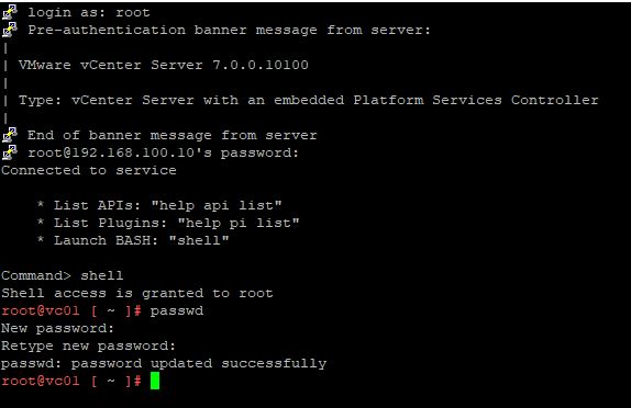 vCenter root Password Expired Using Shell Command Reset New Password | NKCODE TECH GEEK ZONE