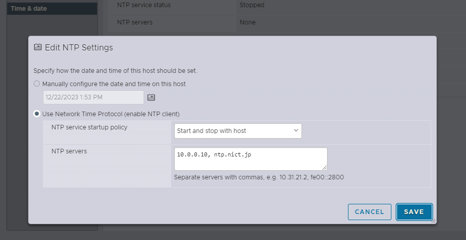 NTP on ESXi 8 Time | NKCODE TECH GEEK ZONE