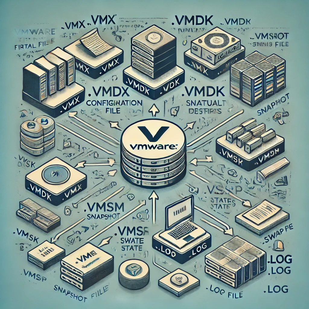 Guide to Virtual Machine Files in VMware | NKCODE TECH GEEK ZONE