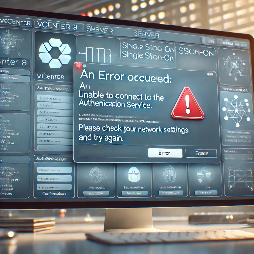 [400] An error occurred while sending an authentication request to the vCenter 8 Single SSO ...